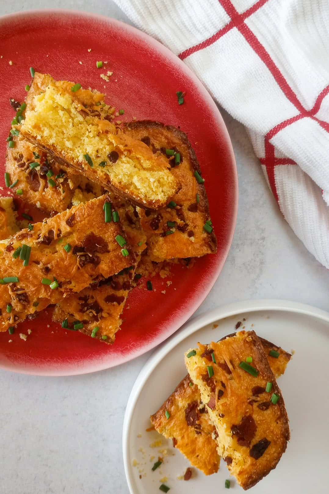 Easy Cheddar Bacon Scallion Cornbread (with Jiffy Mix) - Flavored Apron Easy Cheddar Bacon Scallion Cornbread (with Jiffy Mix) - Flavored Apron